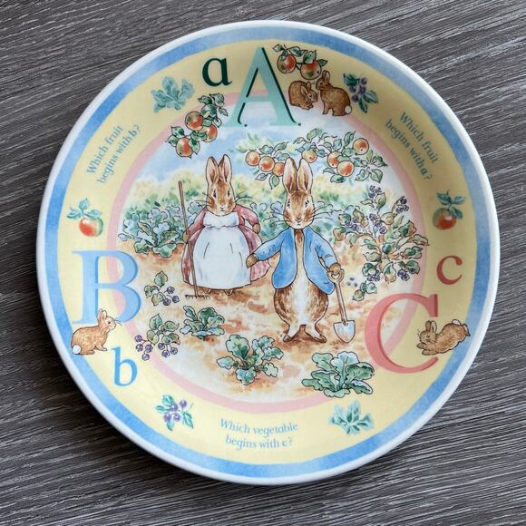 Wedgwood | Dining | Peter Rabbit Abc Plate Wedgwood Frederick Warne Co ...
